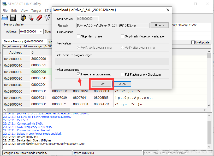 使用ST-LINK烧录STM32的HEX、BIN文件 - 哔哩哔哩