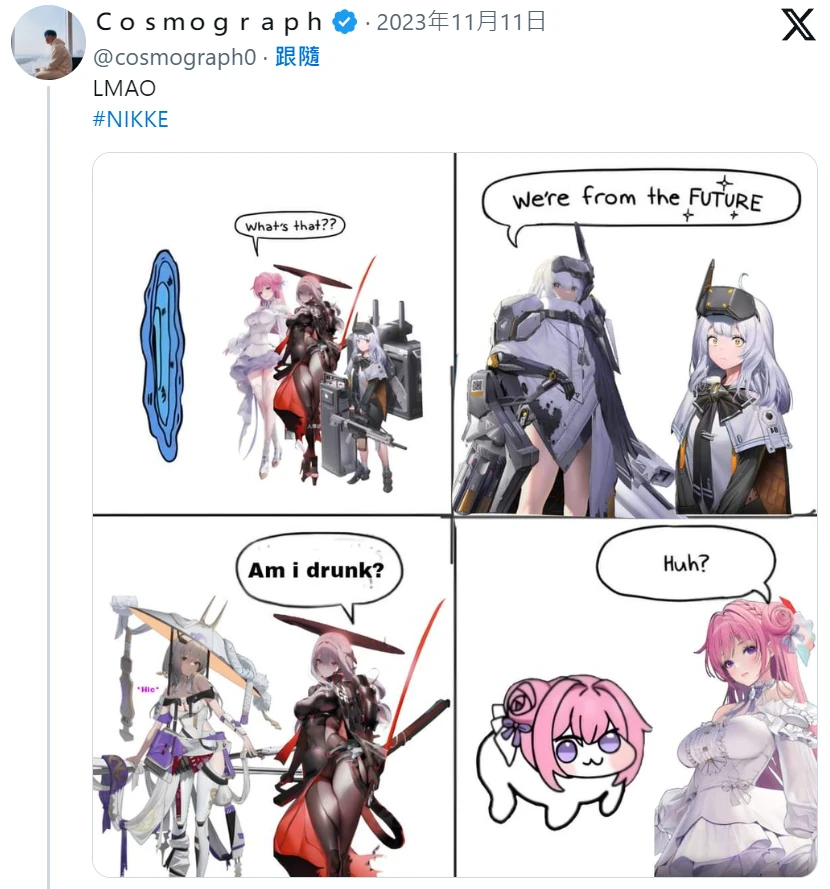 NIKKE 一周年官方壁纸/像素小游戏动图（截止到小红帽版本） - 哔哩哔哩