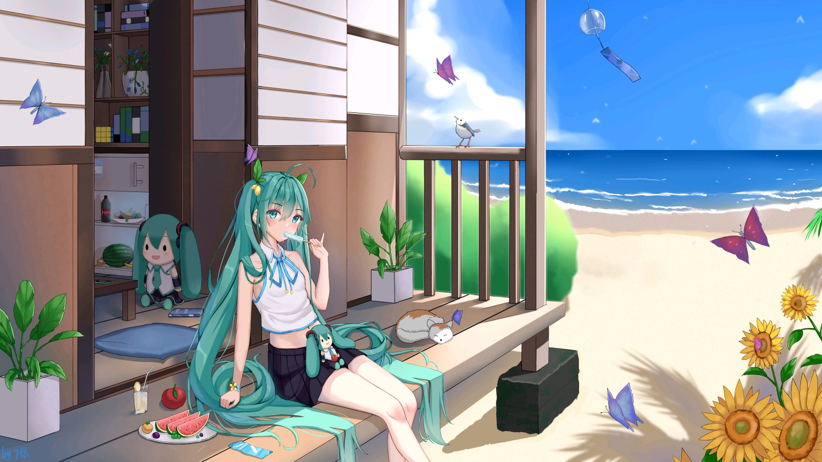 『初音ミク』Miku酱的骑士们看过来!——致最美好的Mikufans.⑨④ - 哔哩哔哩