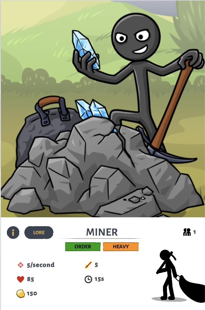 Stick War 3 兵种介绍——Miner - 哔哩哔哩