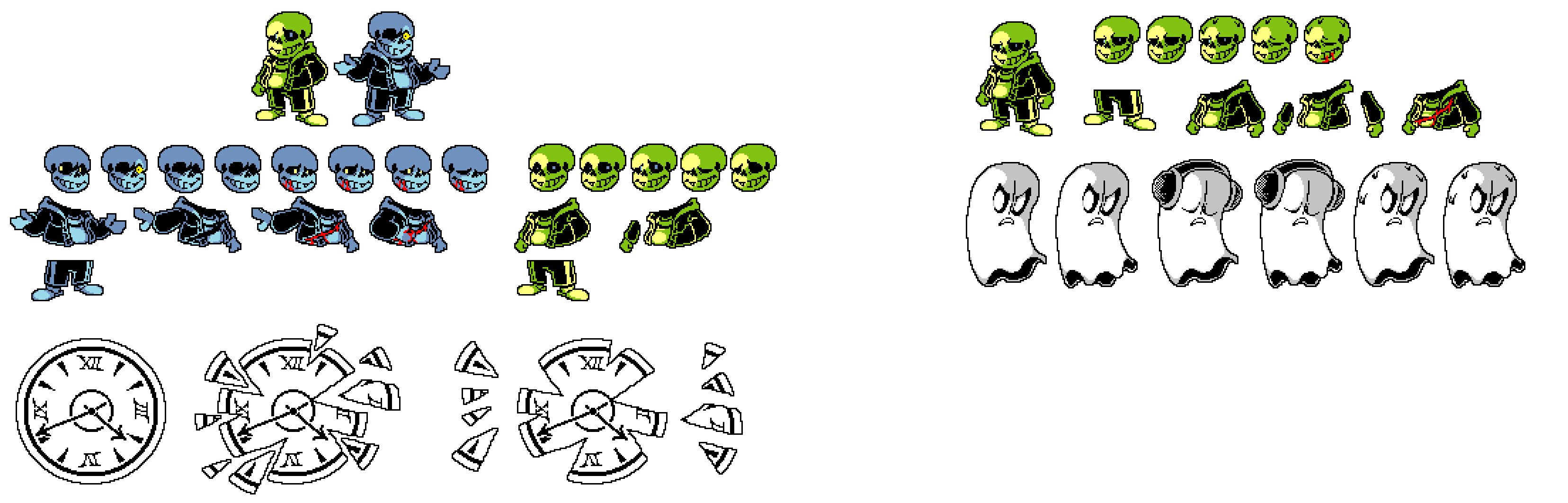 Time Paradox Remake 发布了完整的 sprite sheet，sprite 由我提供 - 哔哩哔哩
