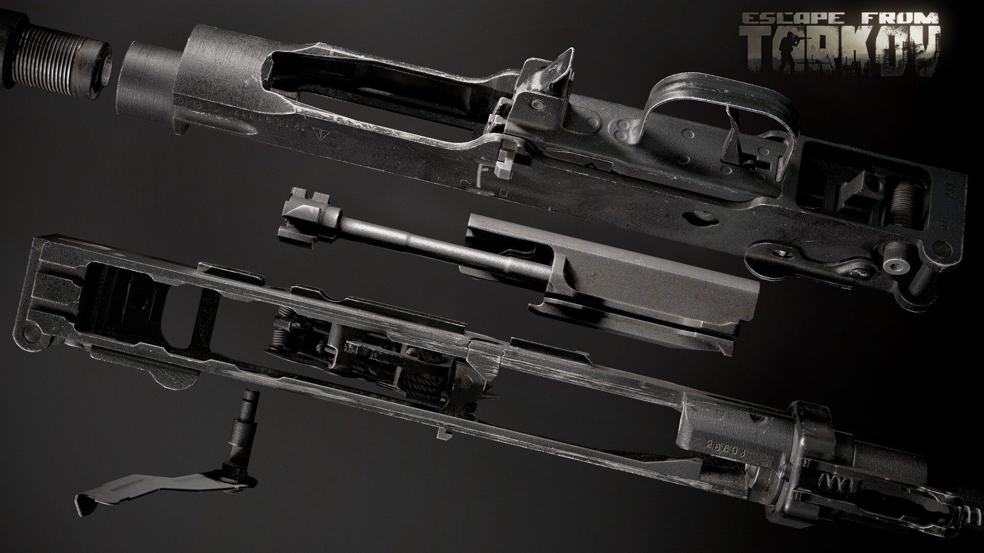 逃离塔科夫艺术设定集——SVDS 7.62X54 - 哔哩哔哩