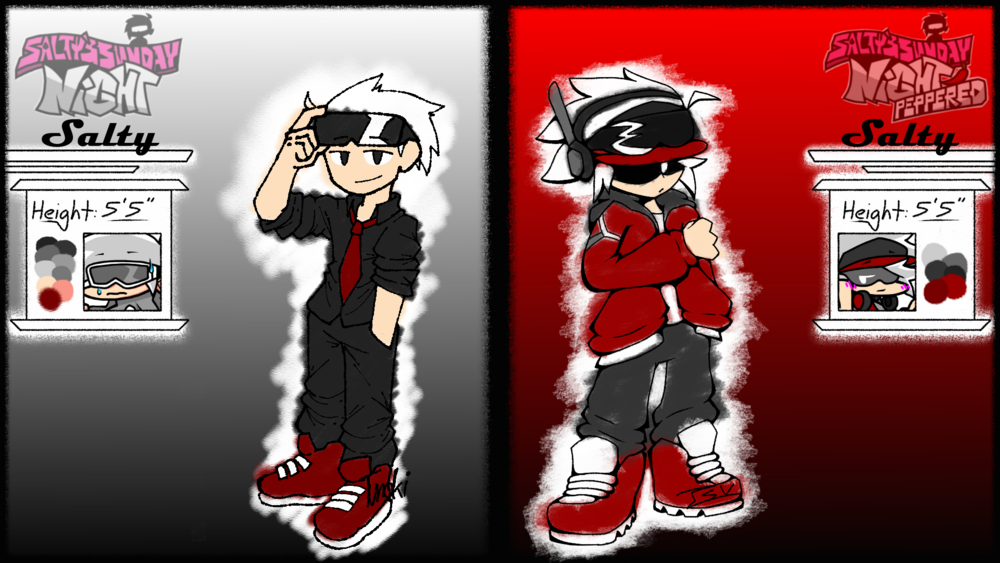 FNF超优质模组- Salty's Sunday Night Peppered --模组简略介绍、音乐分享与情报 - 哔哩哔哩