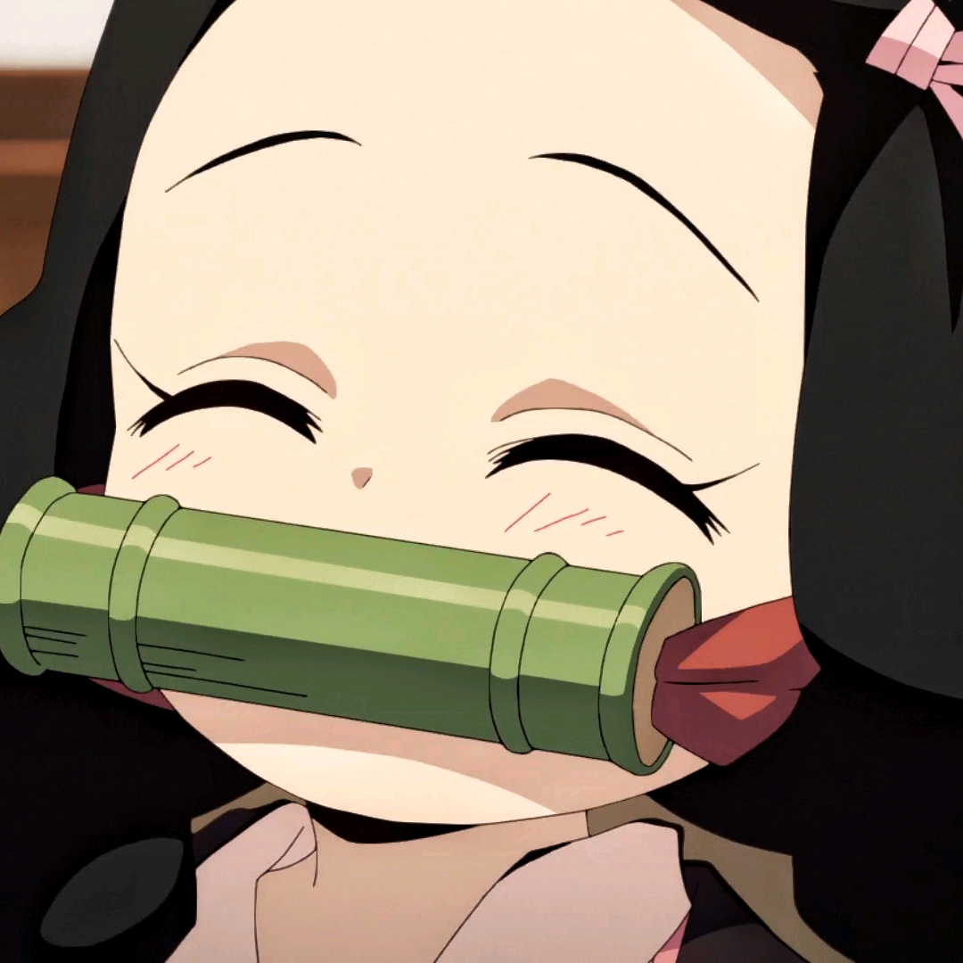 鬼灭之刃——祢豆子头像 - 哔哩哔哩