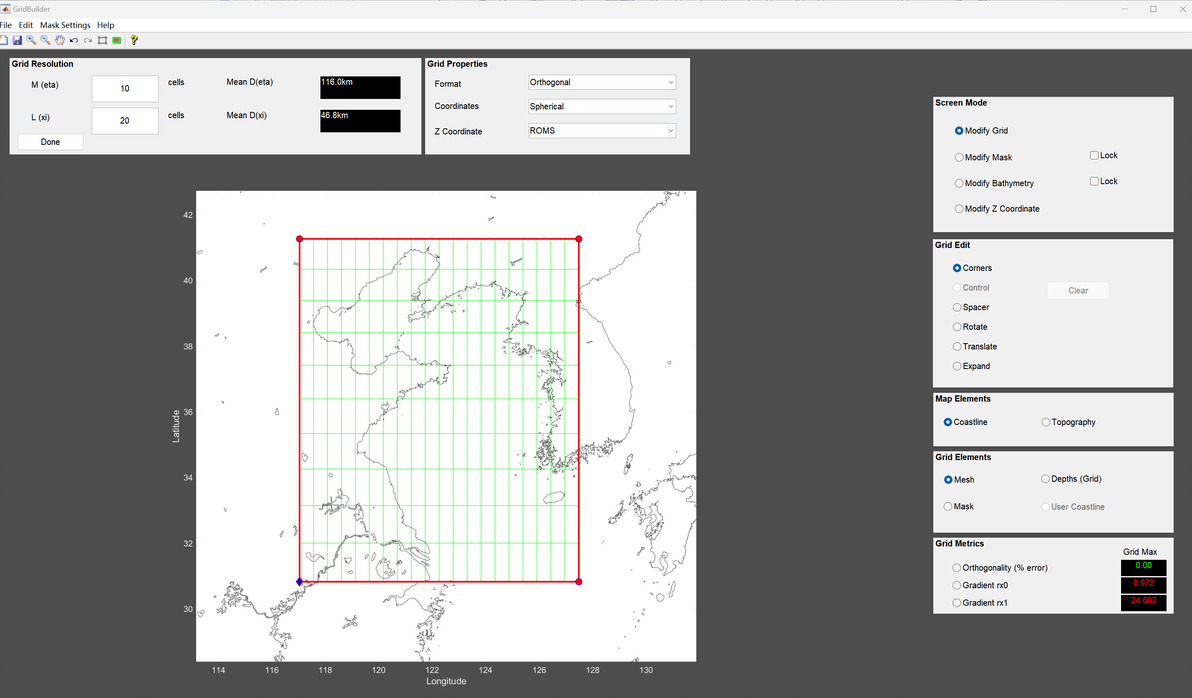ROMS海洋模型：Part1 网格制作 - 哔哩哔哩