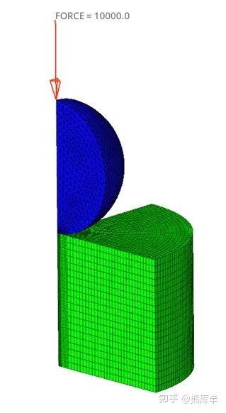 有限元分析:点面接触 Vs 面面接触 哔哩哔哩