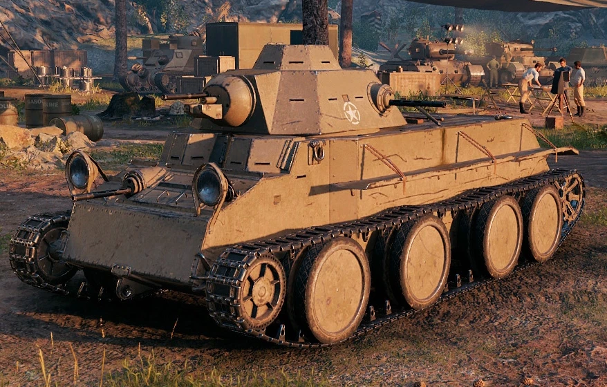 坦克世界超测车辆数据：M3A3斯图亚特、T3E2、SU-100I - 哔哩哔哩