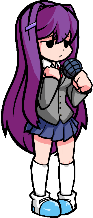 FNF超优质联动模组- Doki Doki Takeover --人物介绍之Yuri - 哔哩哔哩