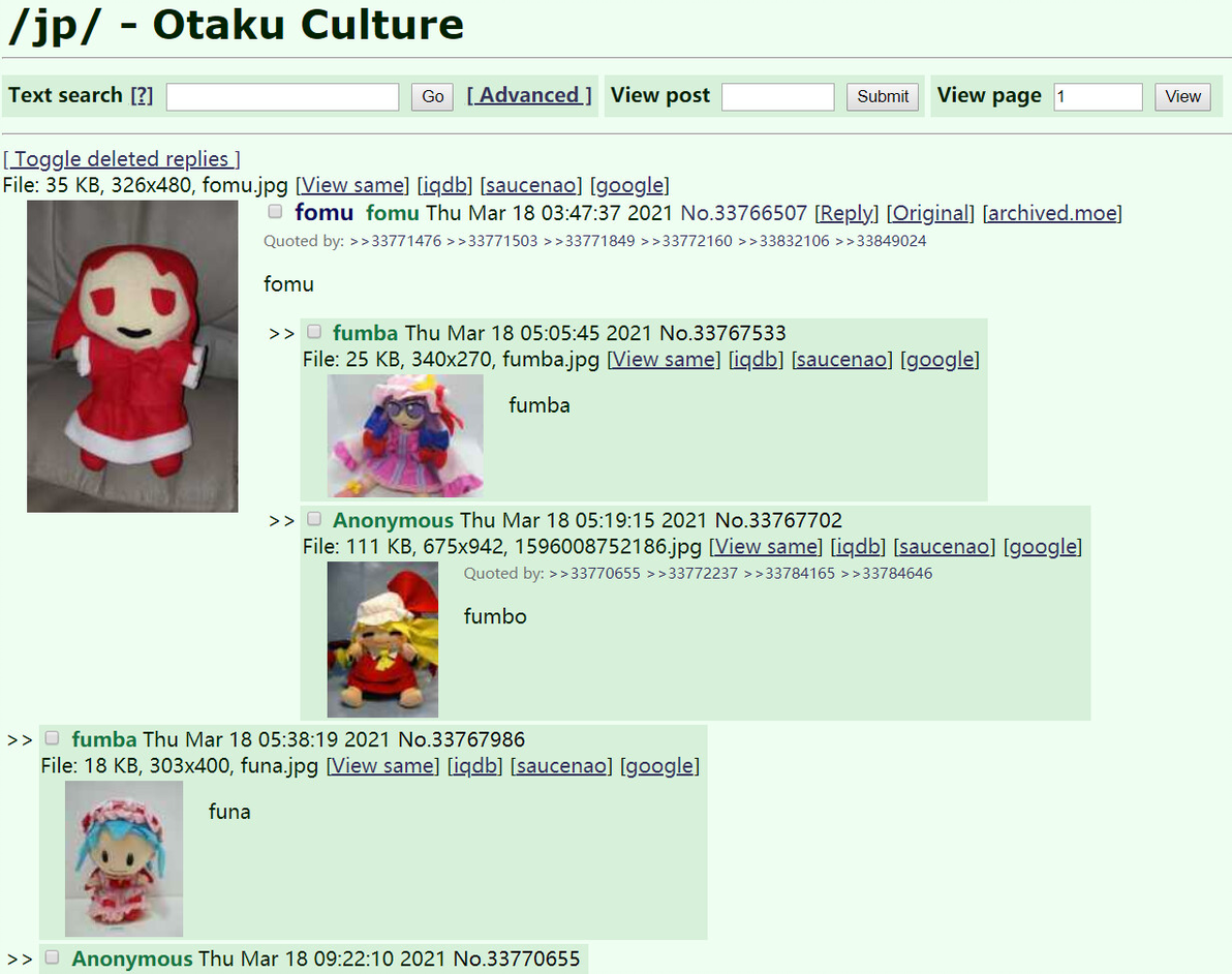 别样的Fumo:Fumba——生草与热情并存的艺术品 - 哔哩哔哩