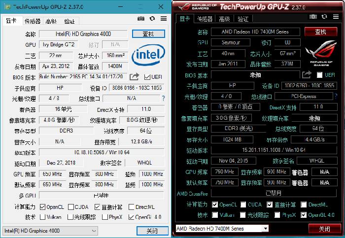 显卡检测工具 GPU-Z v2.47.0 简体中文汉化版 - 哔哩哔哩