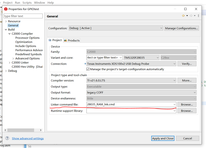 TMS320F28035使用学习系列分享（一）程序烧录配置RAM & FLASH - 哔哩哔哩
