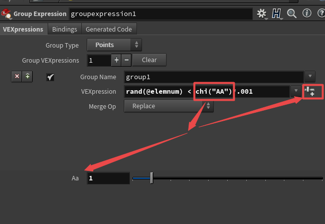 houdini group expression 群组表达式节点添加滑块 - 哔哩哔哩