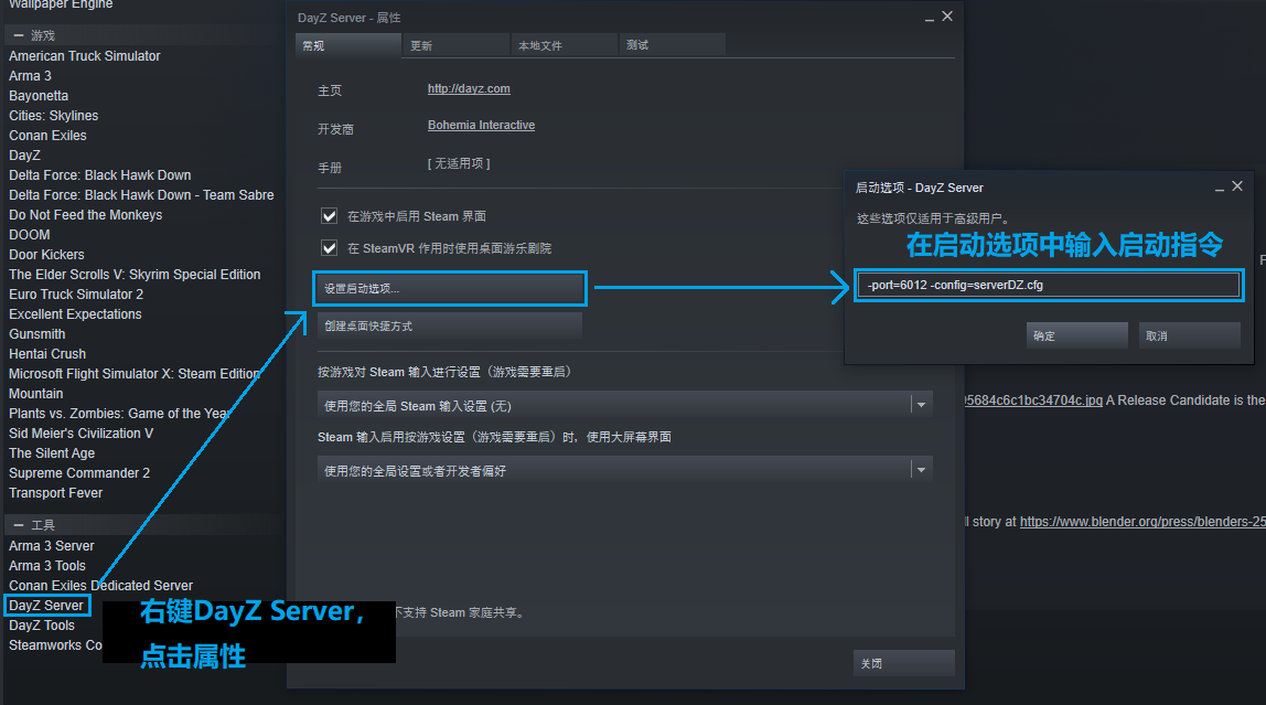 DayZ私人服务器搭建教程 - 哔哩哔哩