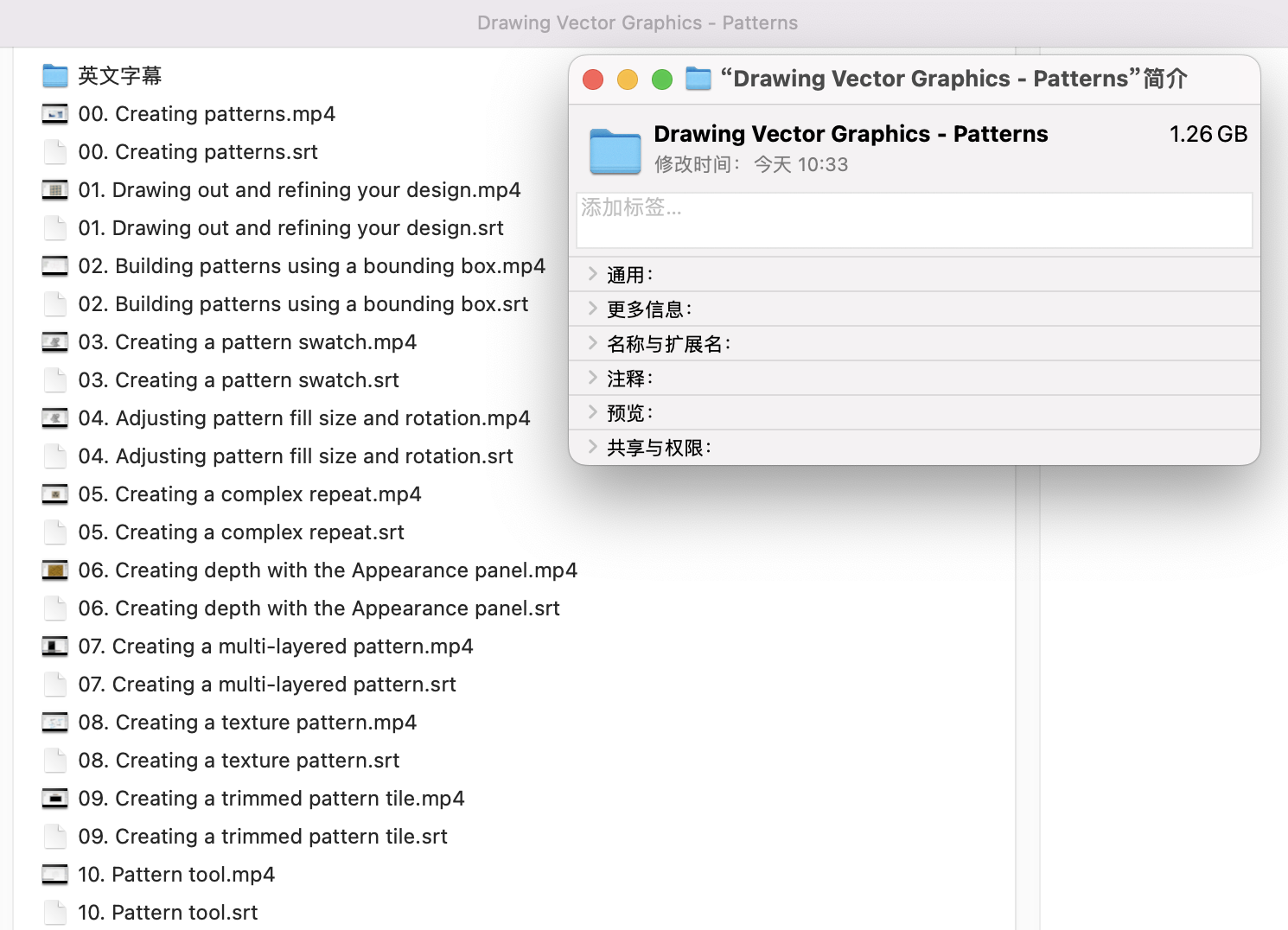 Lynda教程:绘制矢量图形-花纹图案设计Drawing Vector Graphics-Patterns中英双语字幕 - 哔哩哔哩
