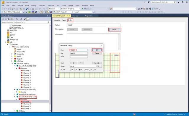 Ether CAT软件TwinCAT 3与IO通讯示例 - 哔哩哔哩