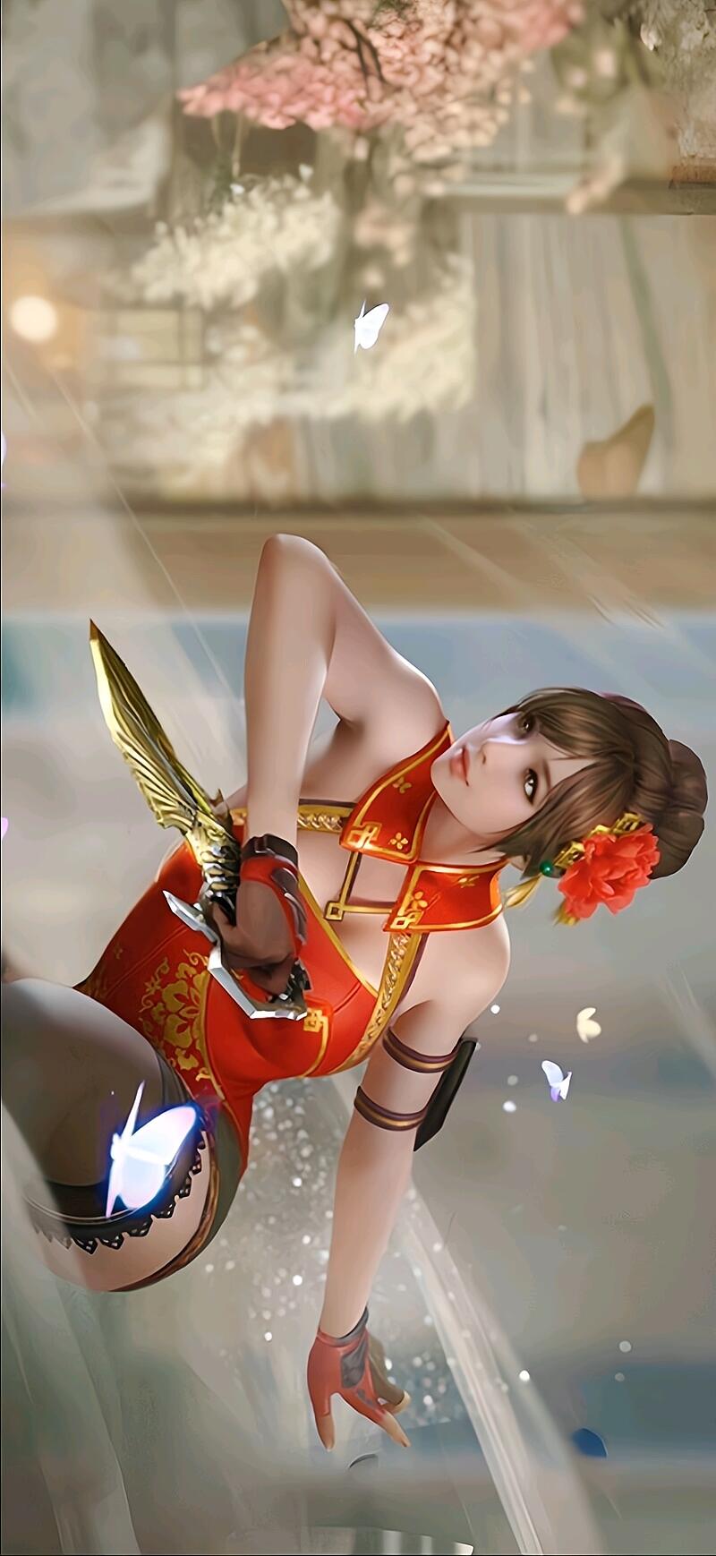 223 穿越火线cf 子涵特辑 游戏美女 4k超清全屏壁纸 - 哔哩哔哩