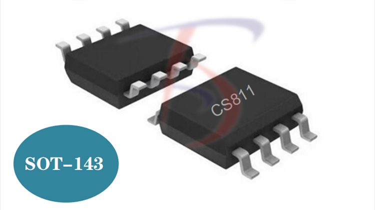 CS811/CS812 SOT-143 4-Pin 微控制器电源监控电路 - 哔哩哔哩