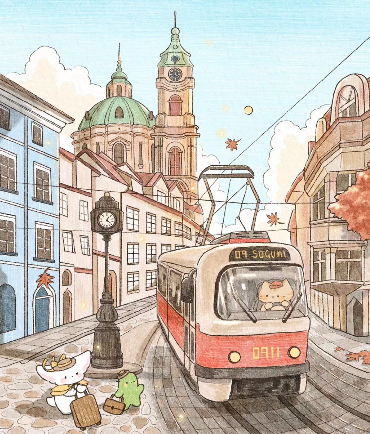 【插画师作品】韩国插画师 소금이(sogumi）超萌治愈系插画作品 - 哔哩哔哩