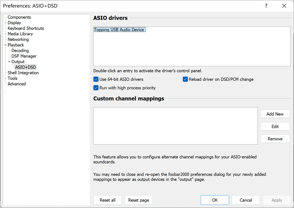 Foobar播放DSD的最新设置极简教程(ASIO) - 哔哩哔哩