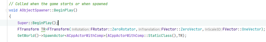 [零基础蓝图转C++]10.C++中实例化Actor和UObject - 哔哩哔哩