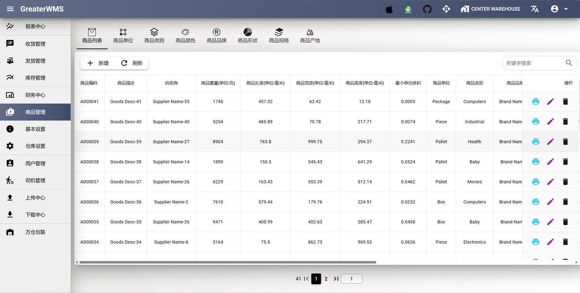 GreaterWMS完全开源的仓库管理生态系统 永久免费，可以商用，开机即用【群晖NAS搭建】 - 哔哩哔哩