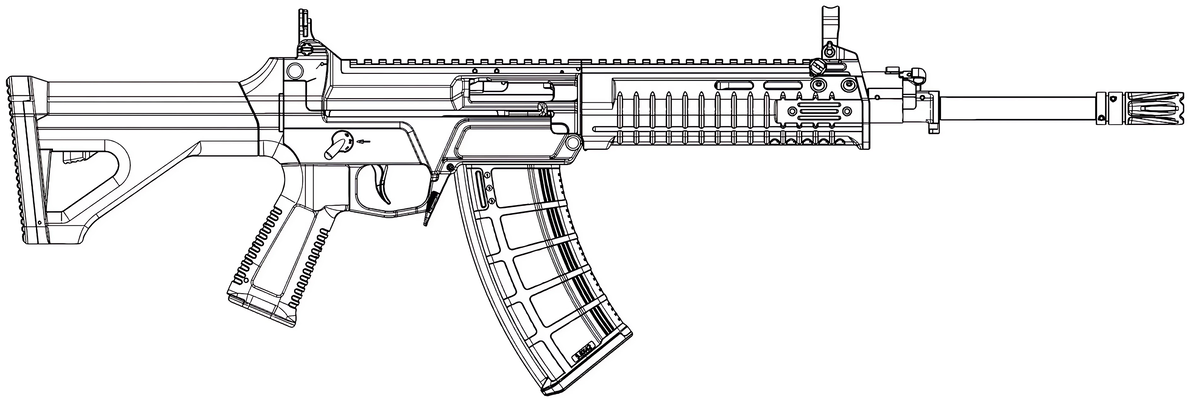 QBZ/QBU-191建模参考（上） - 哔哩哔哩