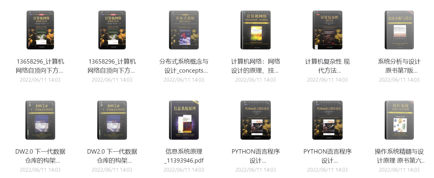 计算机黑皮书（246本） 哔哩哔哩 