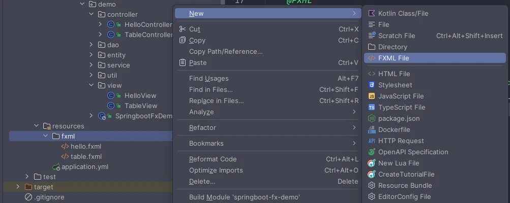 Javafx Springboot Scenebuilder 快速启动一个java客户端程序 哔哩哔哩