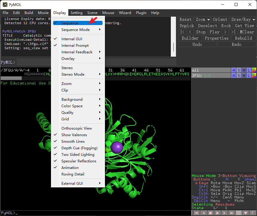 PyMOL绘图实例【03】酶活性位点的展示 - 哔哩哔哩