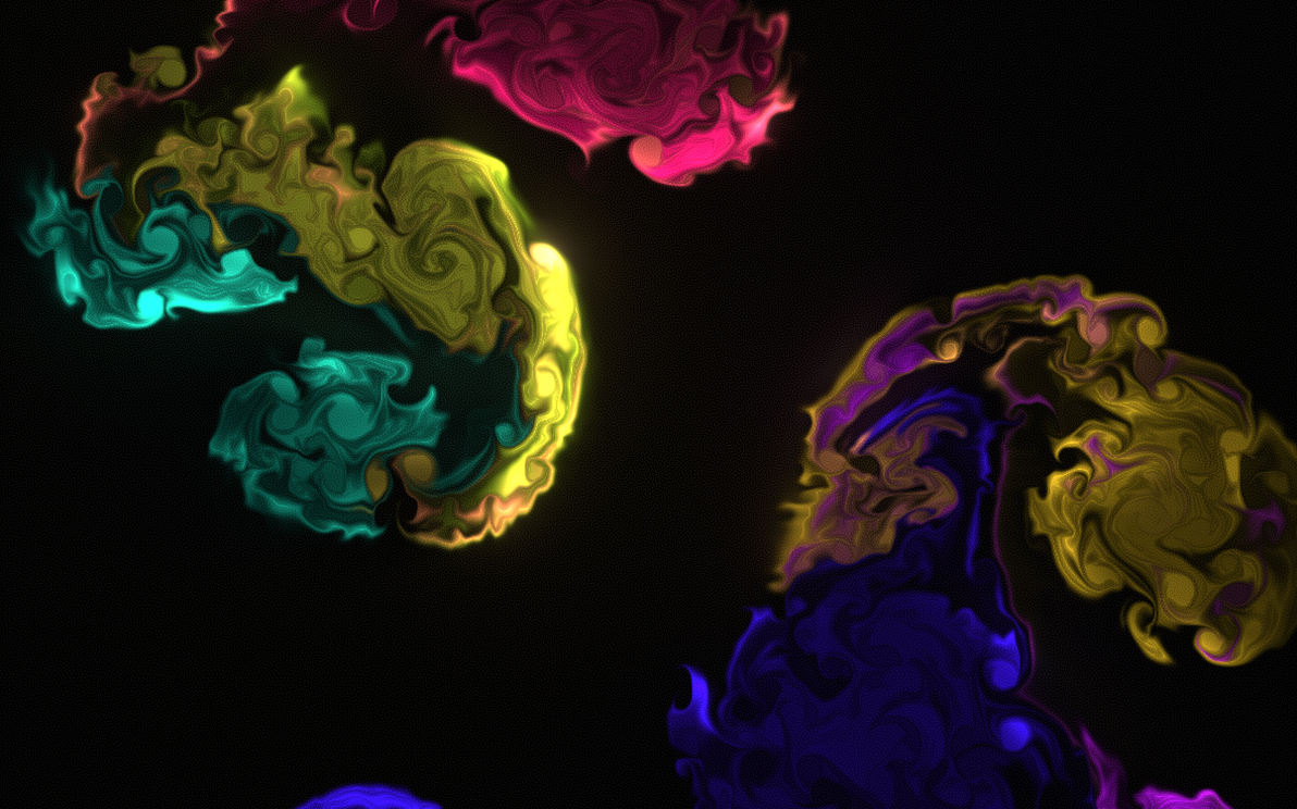 WebGL-Fluid-Simulation 带你体验流体炫酷的混沌世界 - 哔哩哔哩