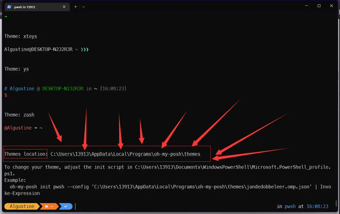 快速在Terminal上配置oh-my-posh和clink美化powershell和cmd - 哔哩哔哩