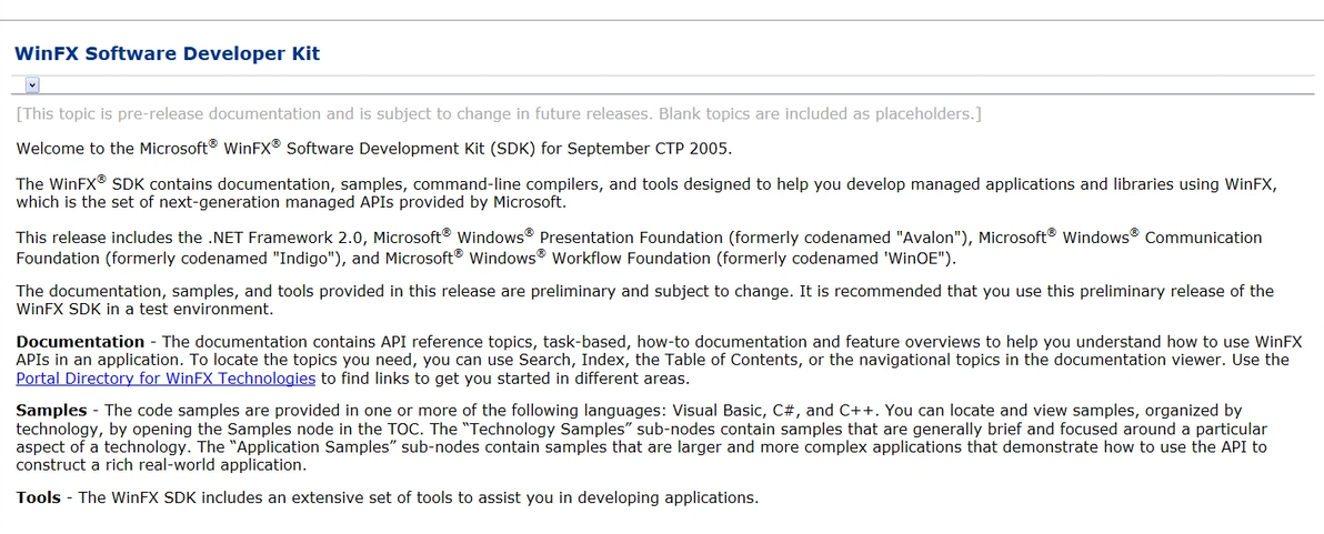 winFX Software Developer Kit介绍页 - 哔哩哔哩