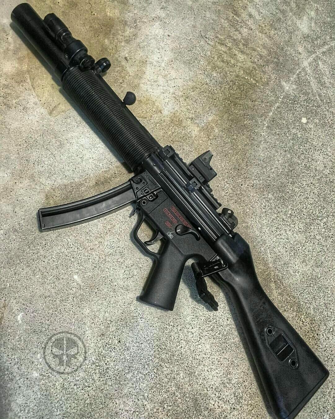 轻武器科普之H&K MP5SD冲锋枪 - 哔哩哔哩