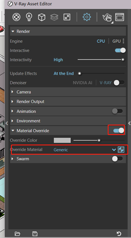 关于Vray渲染的一些内容分享——补充篇（一）线稿、AO图与剖切体用法 - 哔哩哔哩