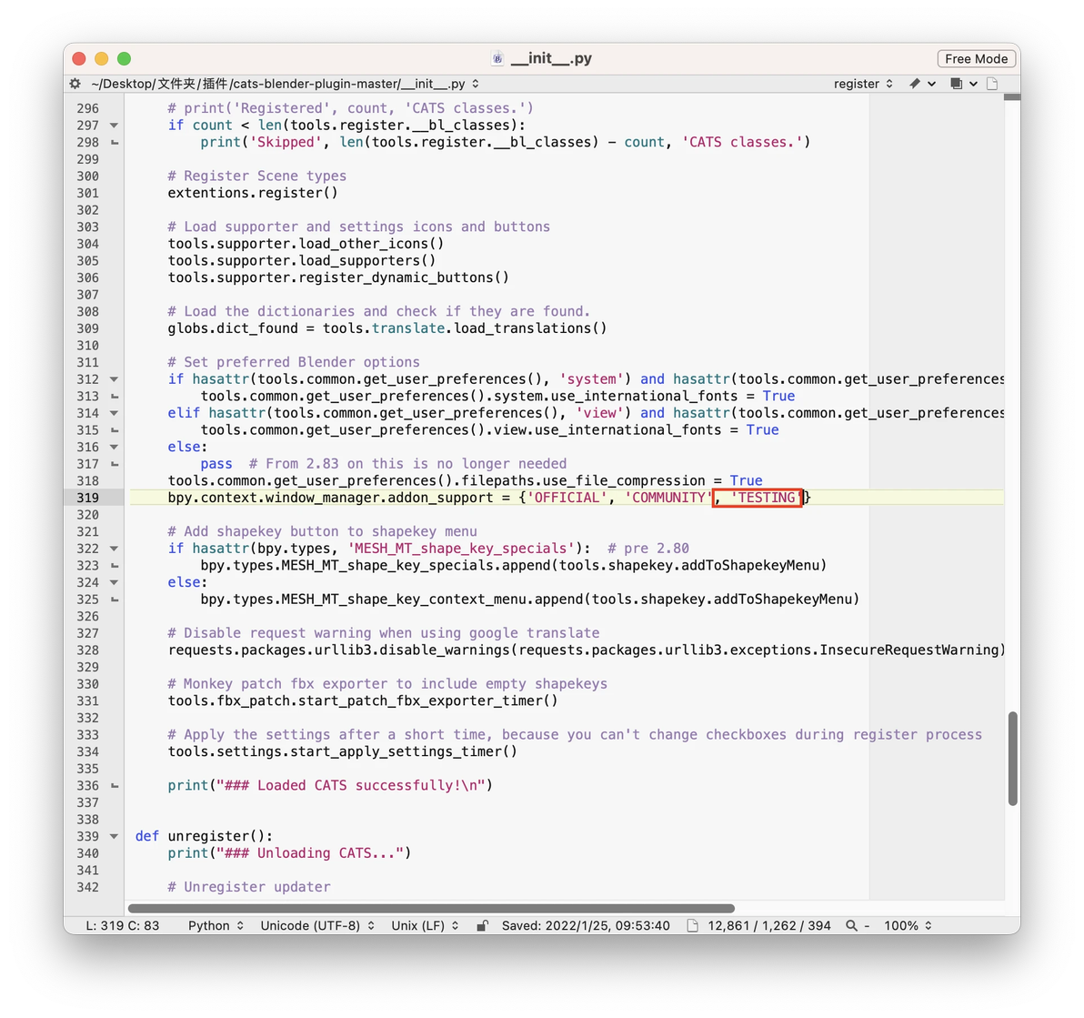 Blender3.5后cats-blender-plugin-master无法使用问题解决方案 - 哔哩哔哩
