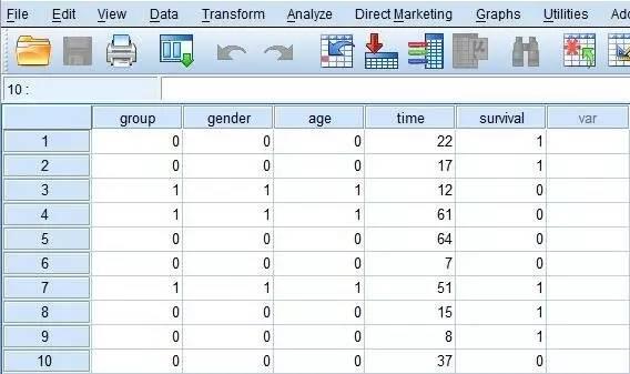 SPSS教程——Cox回归分析步骤 - 哔哩哔哩