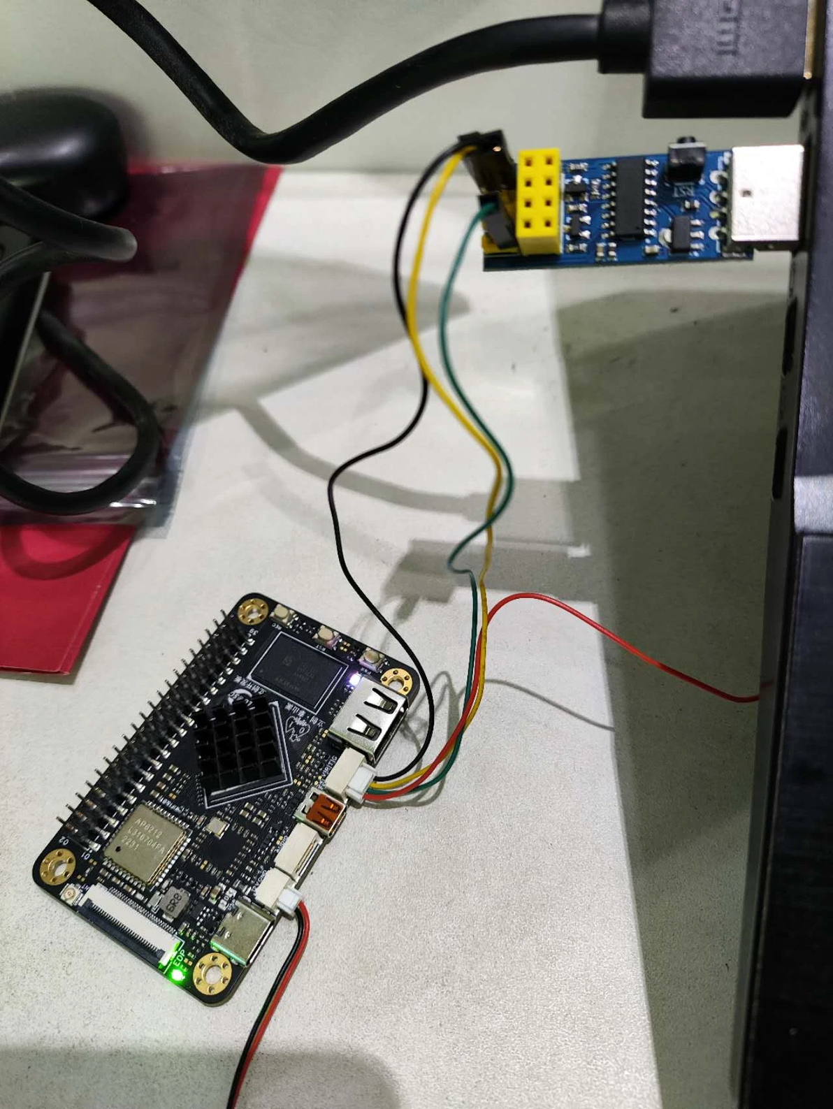 立创泰山派训练营学习笔记--CH340串口调试工具及使用 - 哔哩哔哩