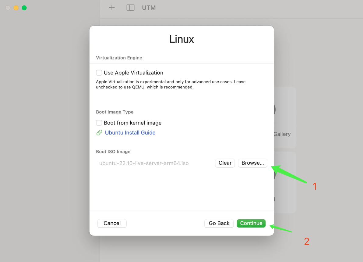 Mac OS(M1) 下使用 UTM 安装 Ubuntu - 哔哩哔哩