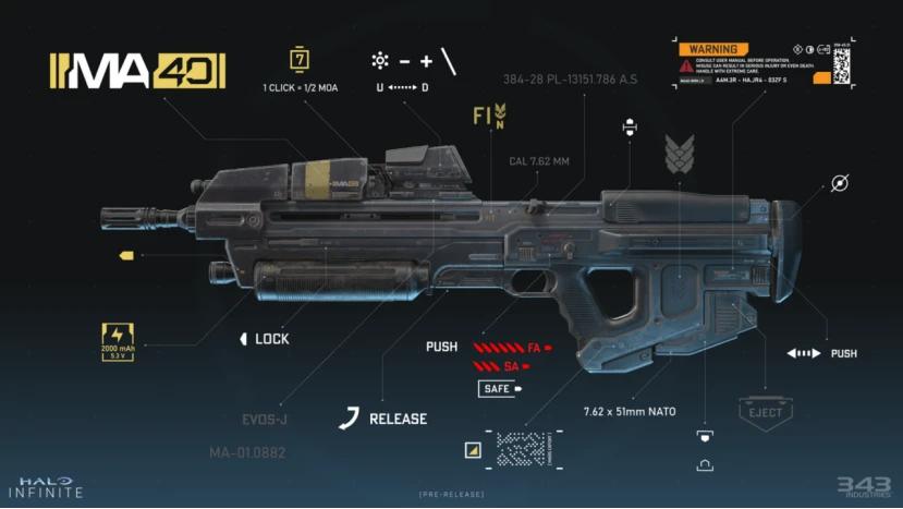 【HALO光环百科】无处不在的游戏图腾----MA系列单兵武器系统 - 哔哩哔哩