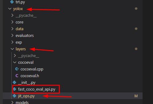 新版yolox bug:ModuleNotFoundError: No module named 'yolox.layers.f - 哔哩哔哩