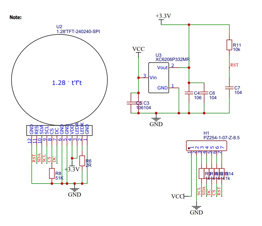 GC9A01配置 - 哔哩哔哩