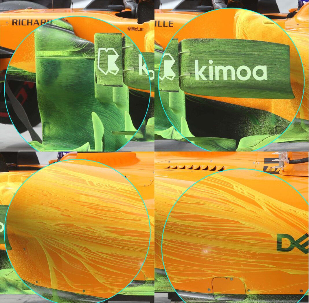 F1赛车流体力学—俗称荧光漆的“FLowViz”图文详解 - 哔哩哔哩