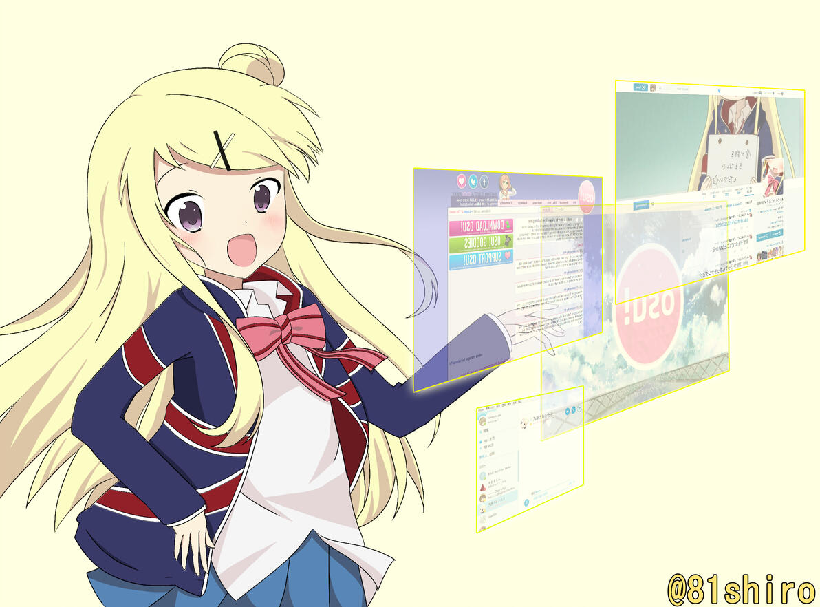 【WELCOME TO OSU!】PIPPI（附主界面背景图简单获取方法/作为OSU的成员是什么体验） - 哔哩哔哩