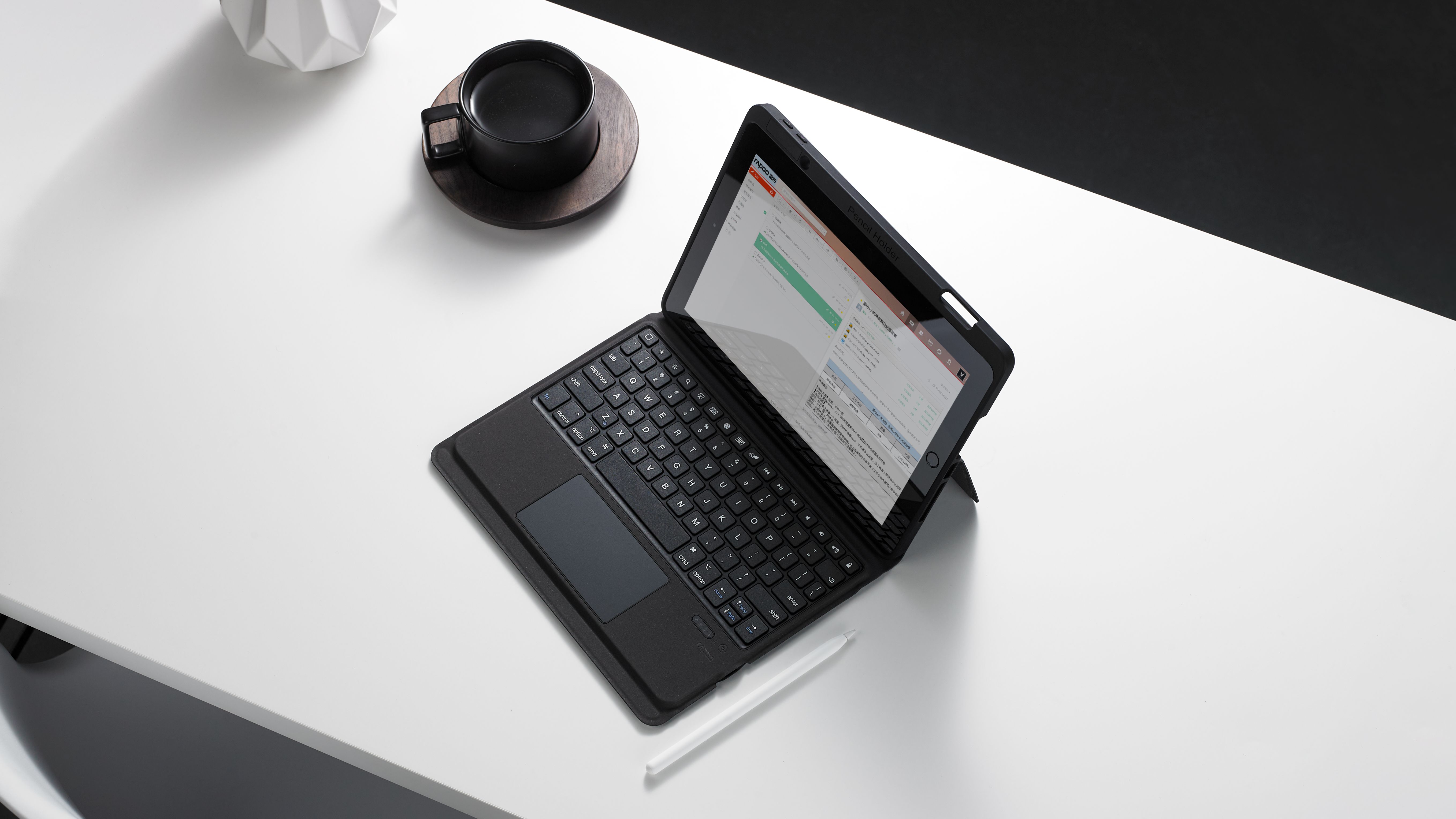 ipad变笔记本，雷柏XK300系列蓝牙键盘将移动办公体验上升新层级 - 哔哩哔哩