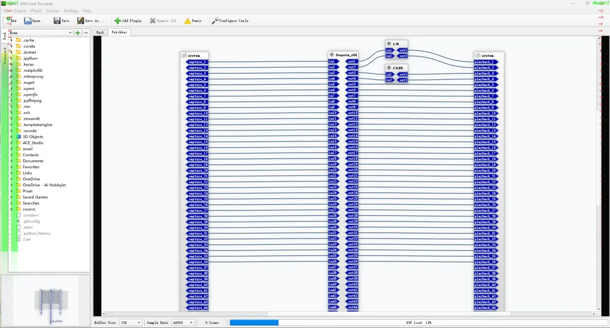 ASIO Link Pro的另一种用法(配合 JACK Audio Connection Kit 实现更便捷的跳线) - 哔哩哔哩