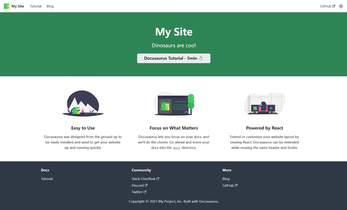 使用 Docusaurus + Git 优雅地搭建自己的文档和博客站点 - 哔哩哔哩