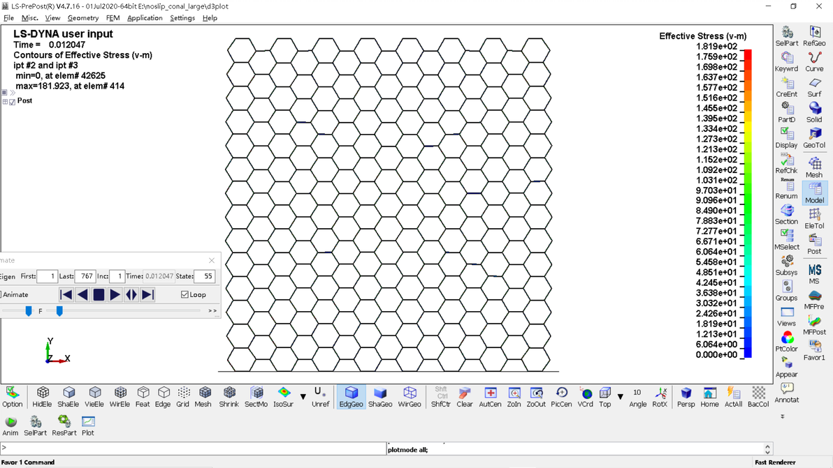 LS-PrePost v4.7使用小技巧 - 哔哩哔哩