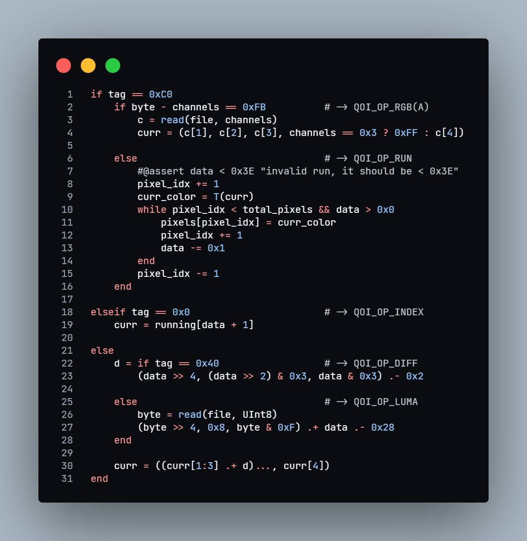 QOI 图像格式 -- 理论 & 实现 - 哔哩哔哩