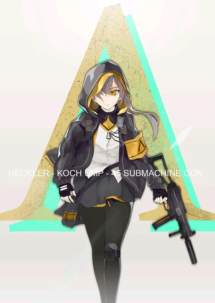 UMP45同人图(3) - 哔哩哔哩
