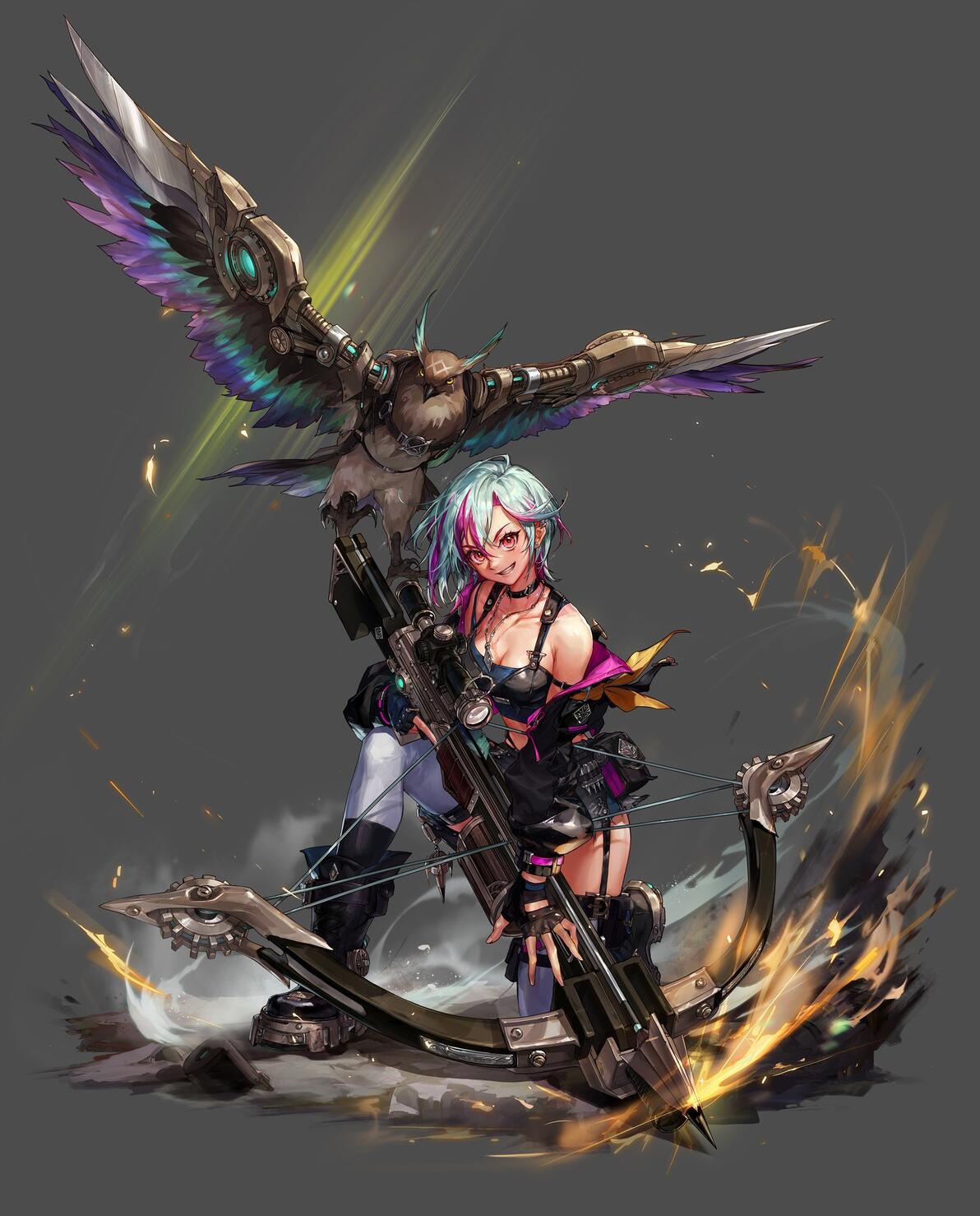 DNF猎人高清立绘 - 哔哩哔哩